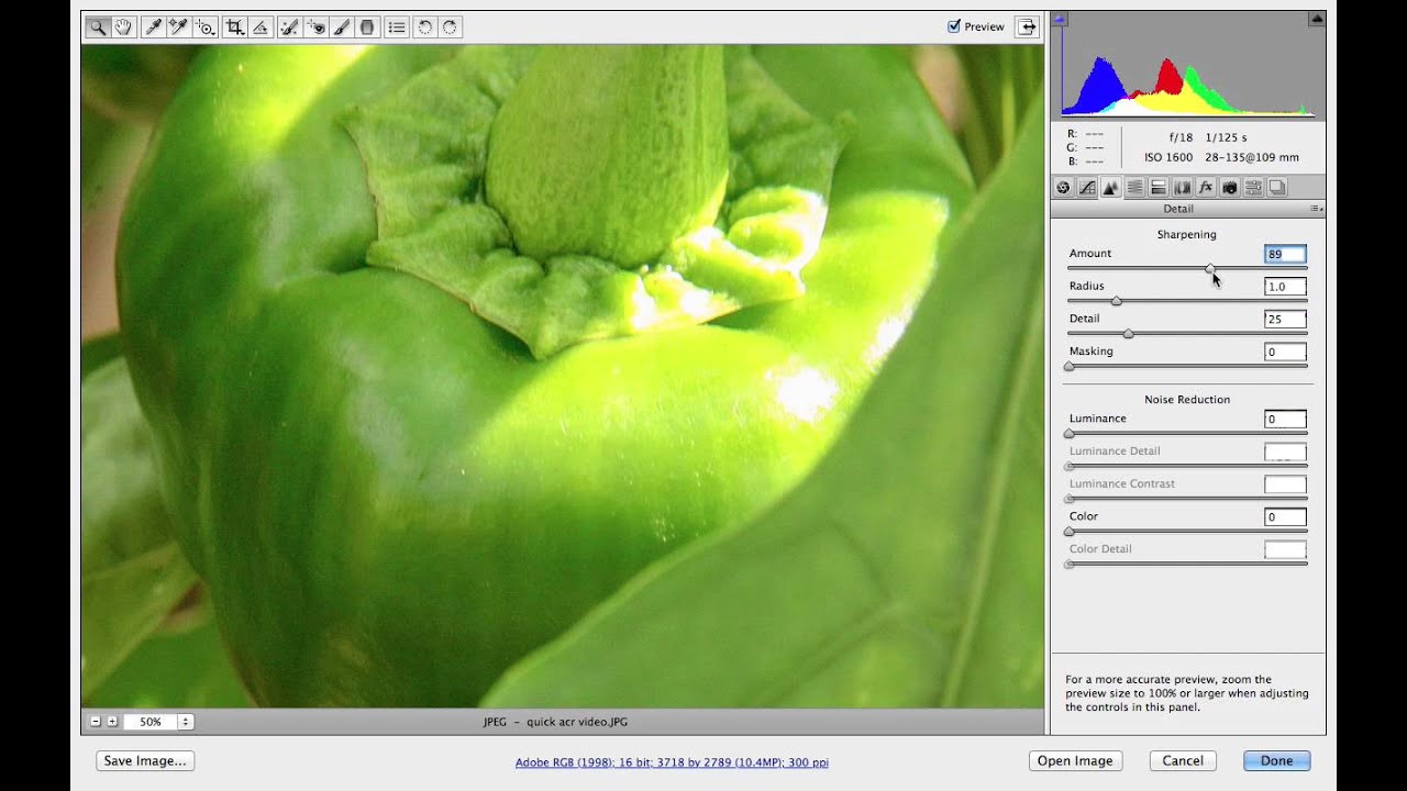 quick editing before printing - YouTube