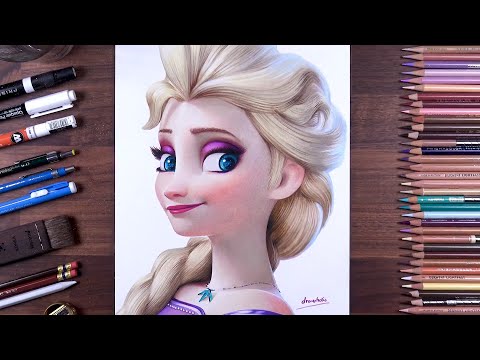 Drawing Frozen: Elsa | drawholic