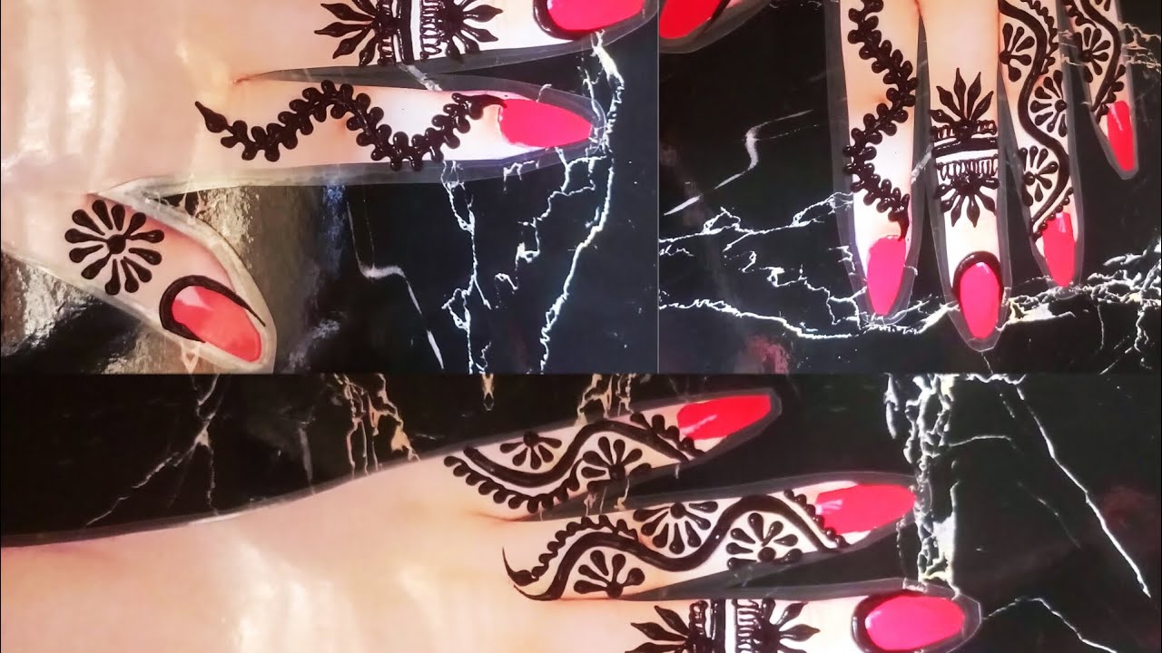 Fingure mehandi design 2023 |latest mehndi designs for beginners| easy ...