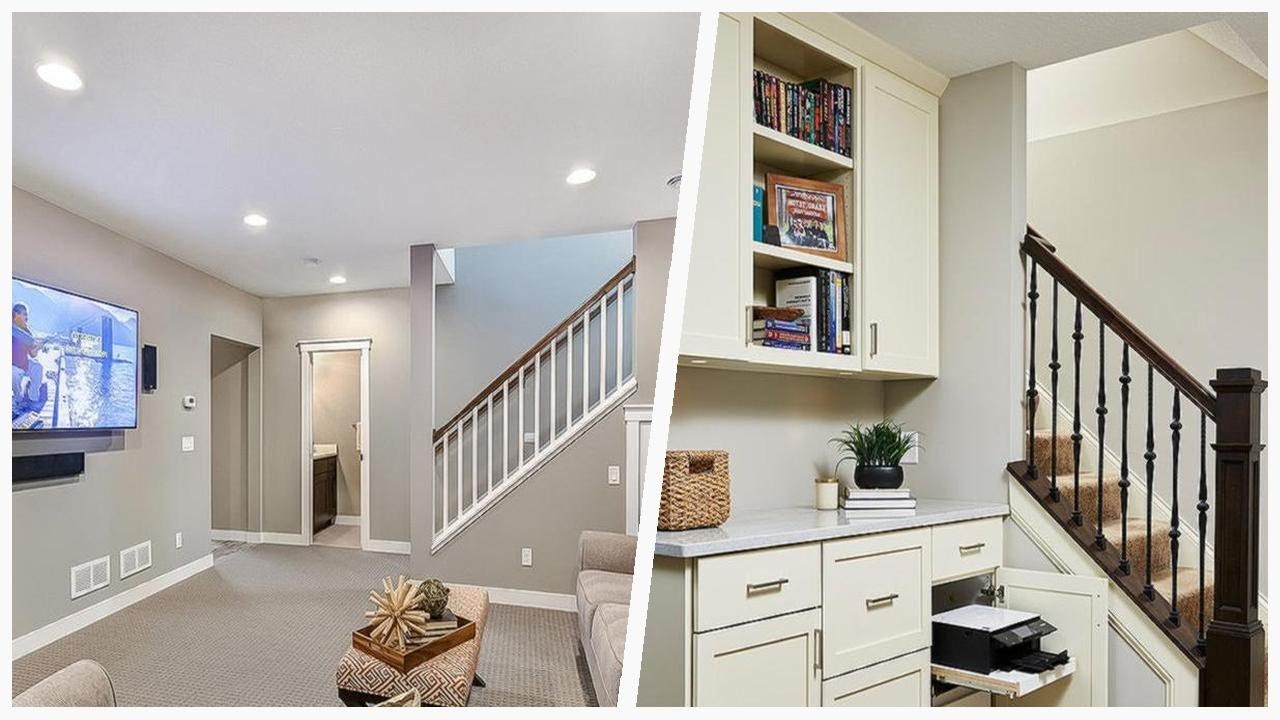 75 Transitional Basement Design Ideas You'll Love - YouTube