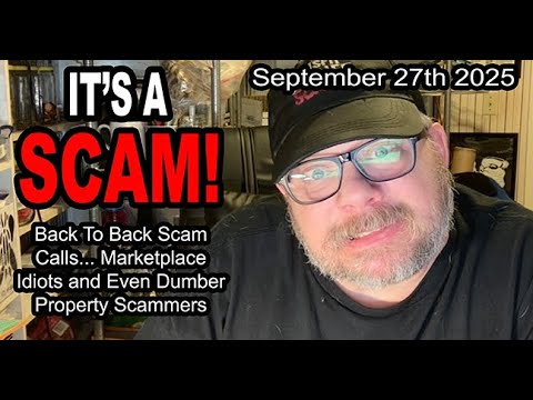 IT'S A SCAM! Back To Back Scam Calls... Marketplace Idiots and Even ...