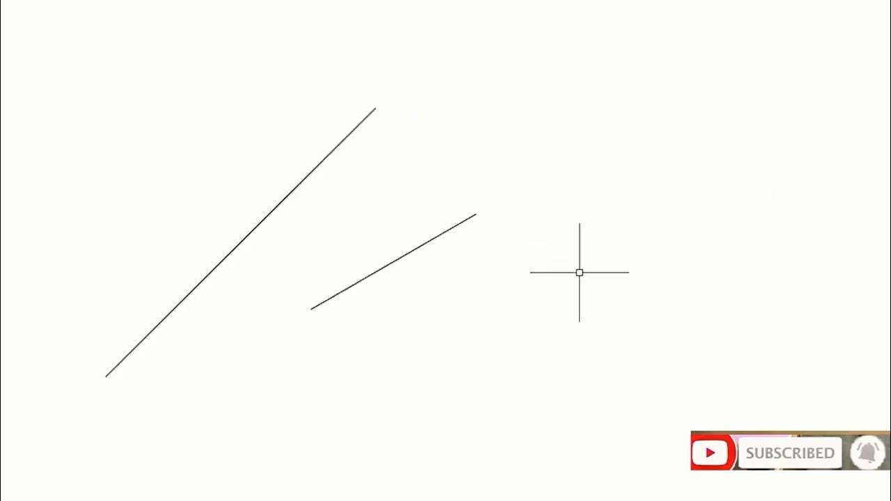 017 AutoCAD 2020 Drawing Lines with Different Dimensions and Angles - YouTube