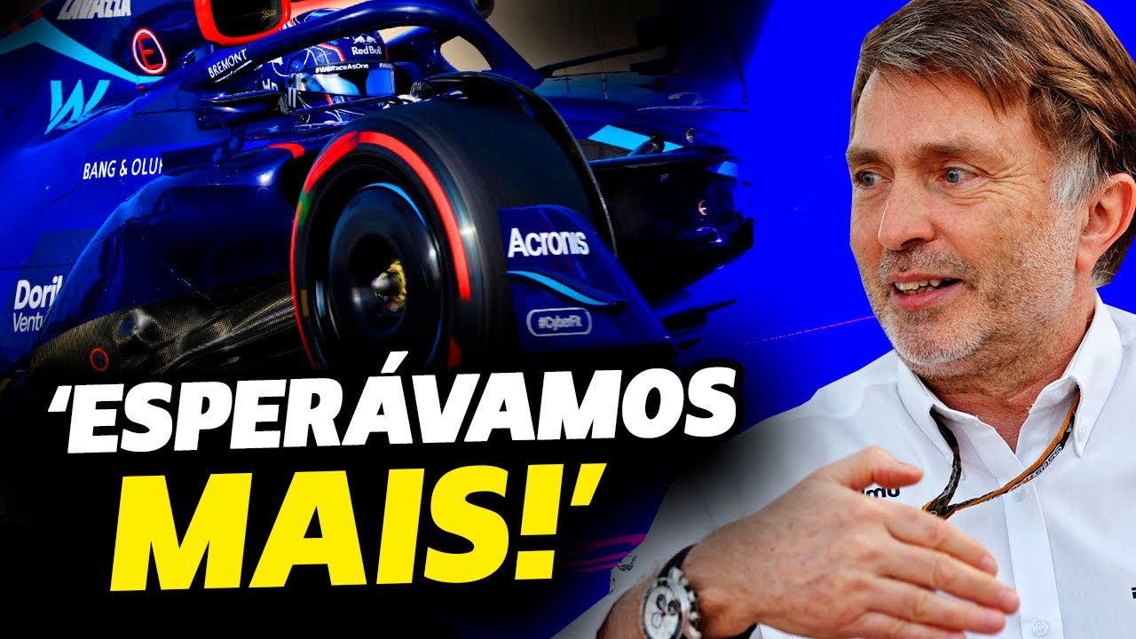 CHEFE DA WILLIAMS DECEPCIONADO: "DEVERÍAMOS ESTAR NA METADE DE CIMA ...