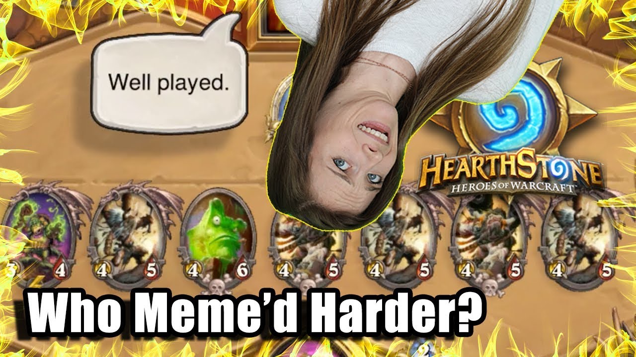 [Hearthstone] Who Meme'd Harder? Egg Lock vs Raging Worgen - YouTube