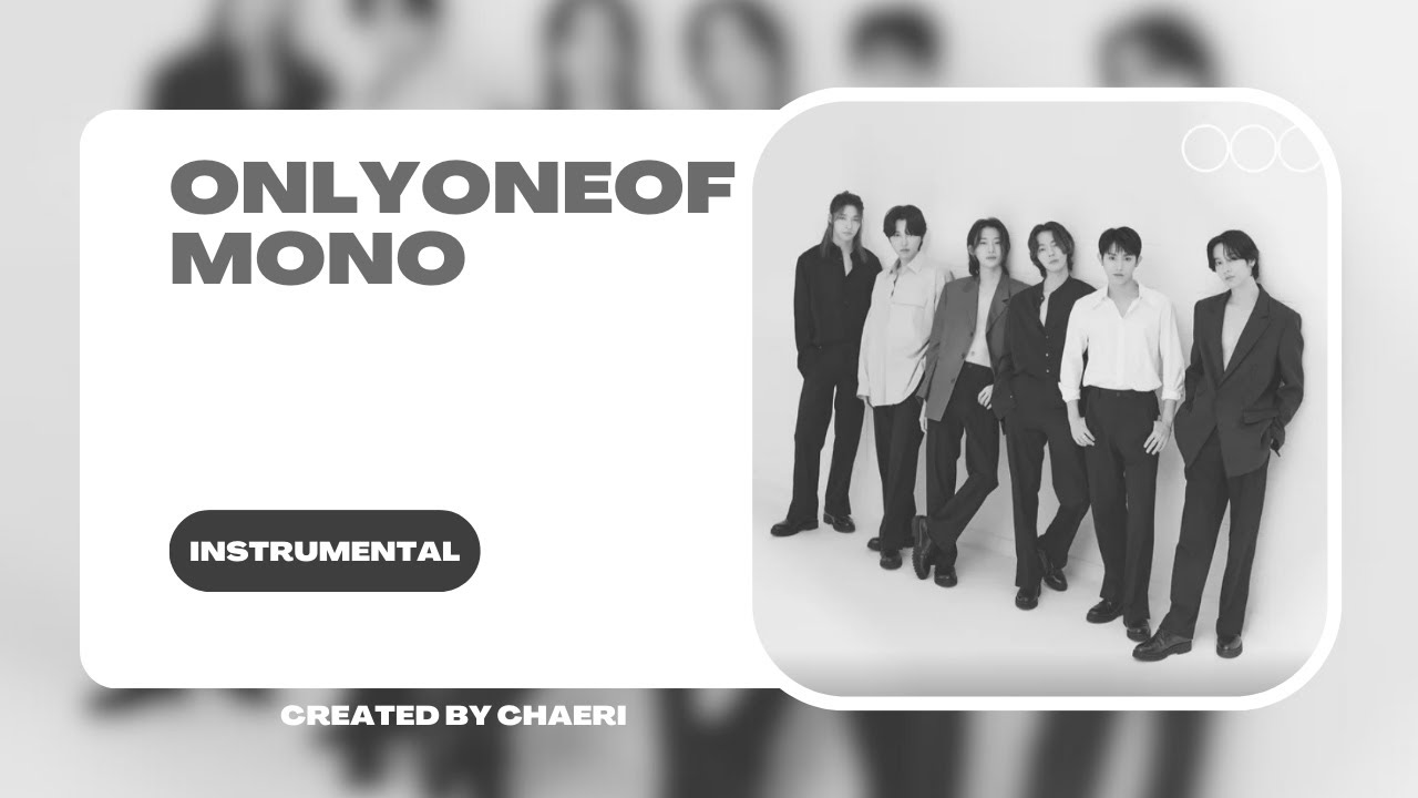 CLEAN INSTRUMENTAL | OnlyOneOf 'mOnO' - YouTube