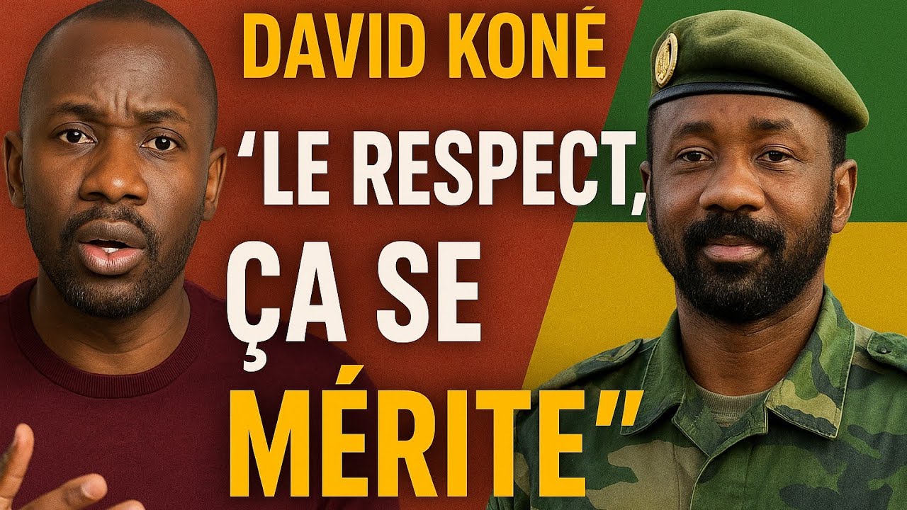 « David Koné décrypte : le respect, ça se mérite ! Les paroles fortes ...