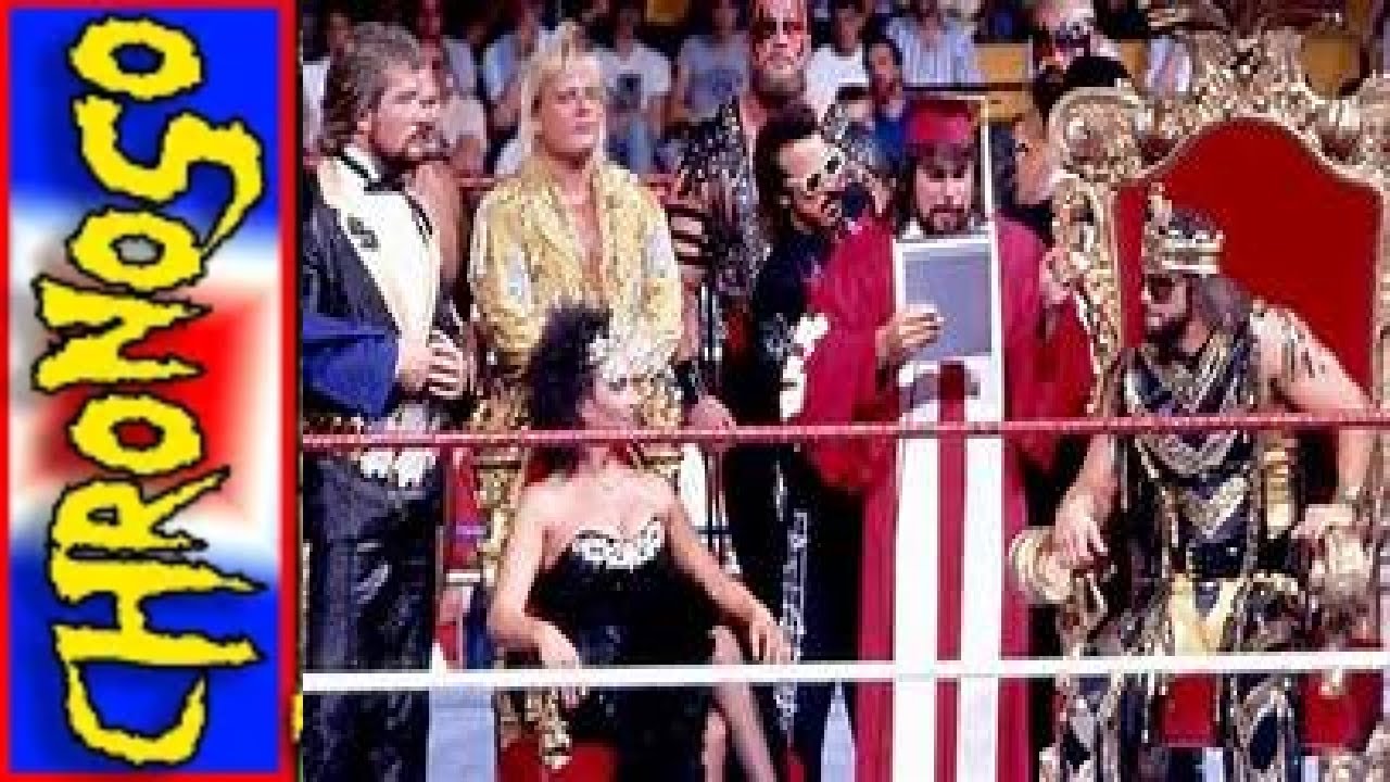 CLASSIC WWF WRESTLING - MACHO KING RANDY SAVAGE CORONATION - YouTube