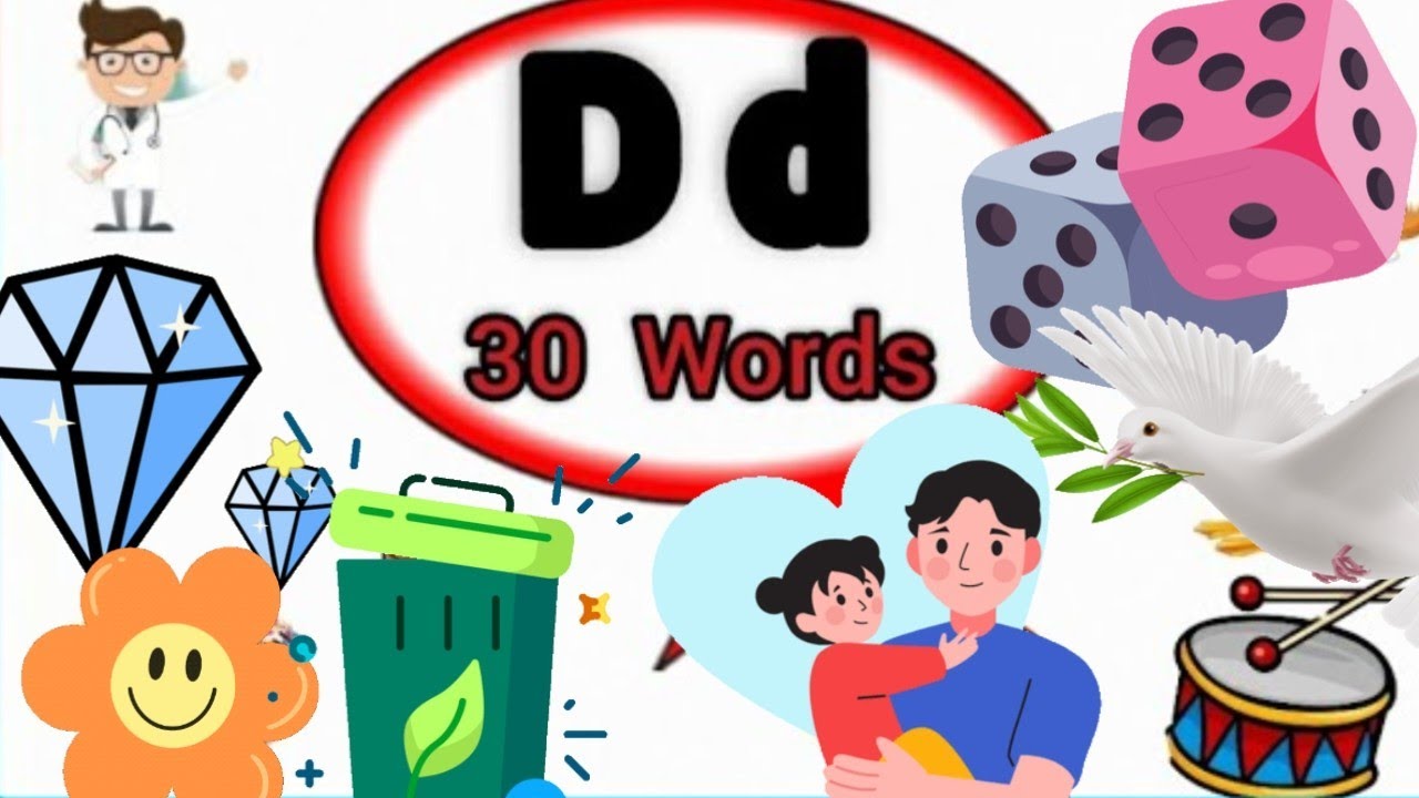 Learn the Letter D | Learn the Alphabet | words starting with D - YouTube