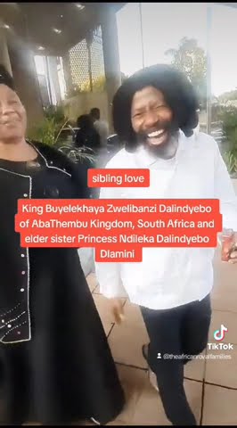 King Buyelekhaya Zwelibanzi Dalindyebo of AbaThembu and sister# ...