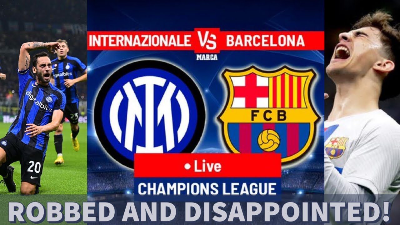 INTER MILAN 1:0 BARCELONA | Barcelona ROBBED | Barcelona to EUROPA ...