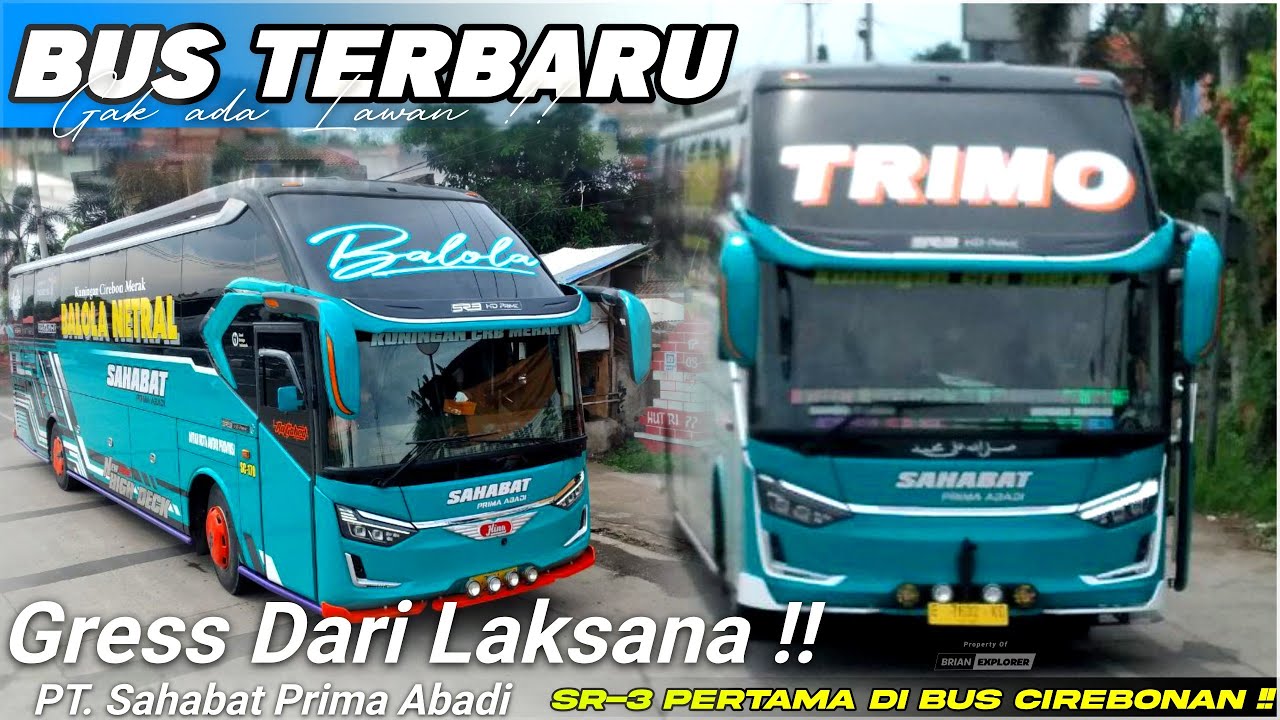 New BALOLA NETRAL & TRIMO | Bus SR-3 Pertama di wilayah Cirebonan ...