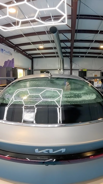 Kia K5 Gets 5% 3M Ceramic Car Tint on Back Windshield | Mint Tinting - YouTube