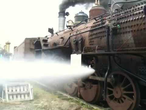 IRM's UP 2-8-0 428 Gets Blown Down - YouTube