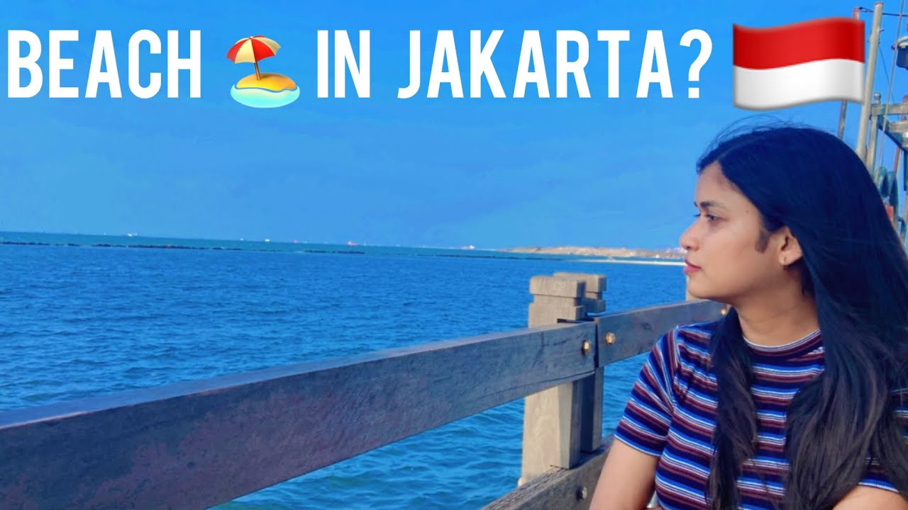 BEACH in JAKARTA? | Visiting Ancol Beach 🏖 in Jakarta, Indonesia 🇮🇩 ...