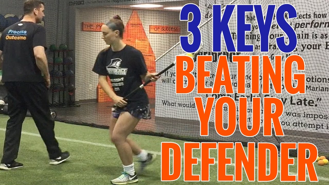How to Beat Your Defender | Lacrosse Triangle Dodge Drill - YouTube