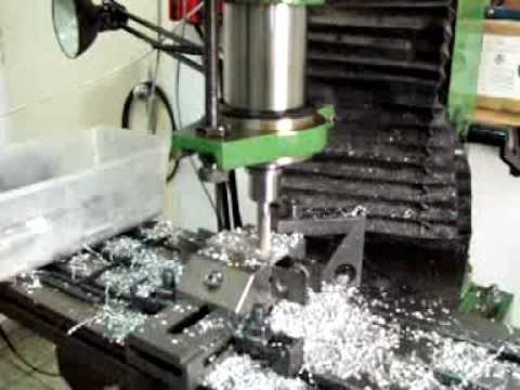 Square column benchtop CNC milling machine - YouTube