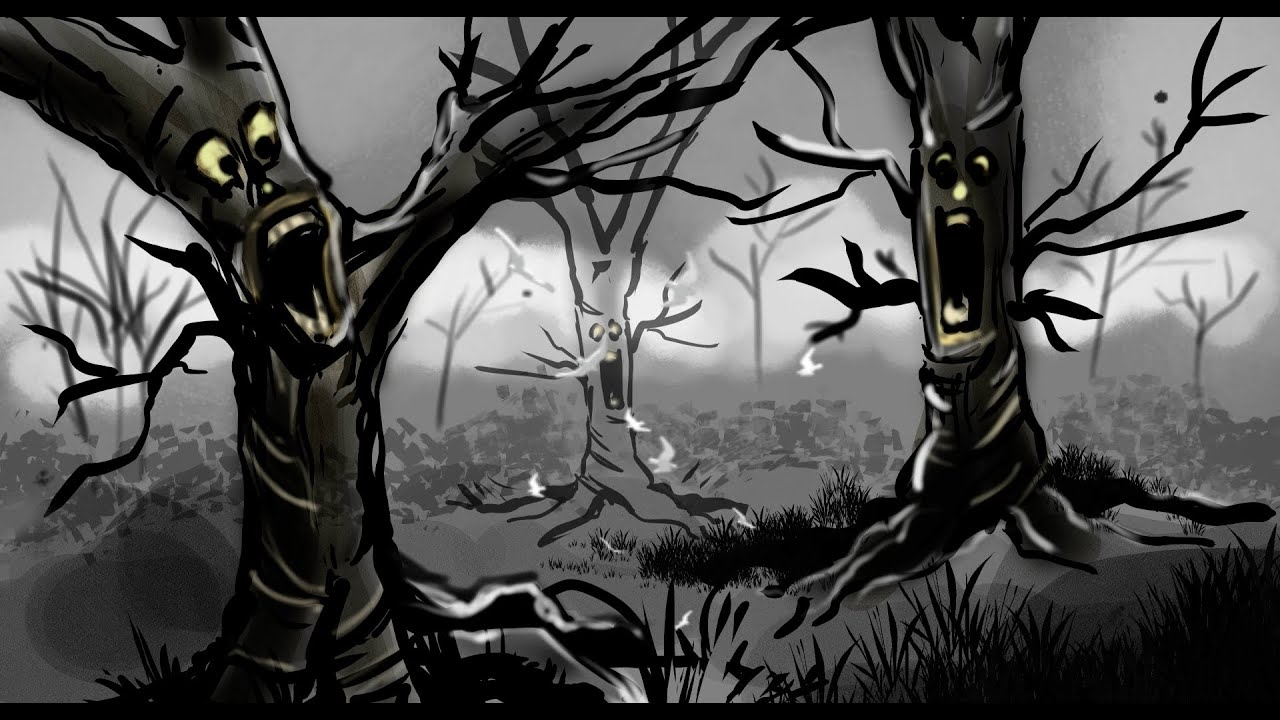Creepy Animated Gothic Horror Atmosphere - YouTube