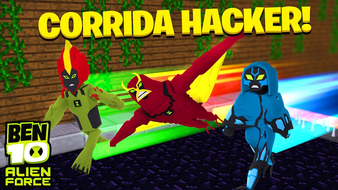 CORRIDA HACKER DO BEN 10 FORÇA ALIENIGENA! *todos aliens* ‹‹ P3DRU ...
