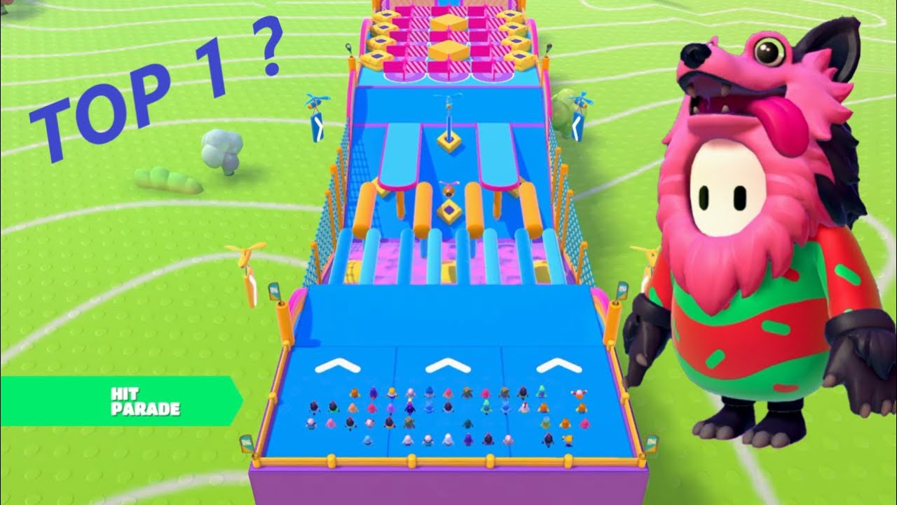 FALL GUYS GAMEPLAY (top 1 ?) - YouTube