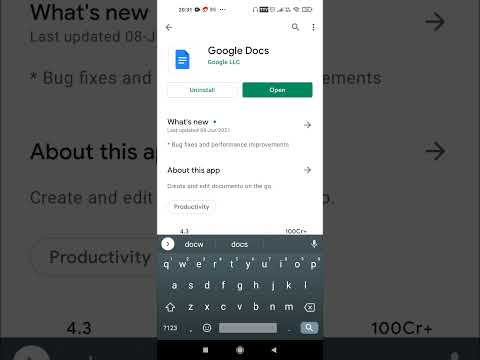 Hi there/Download Google docs || Android - YouTube
