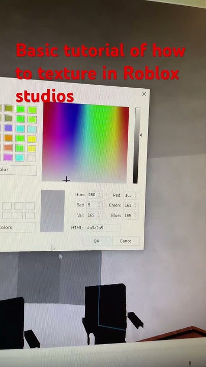 How to texture on Roblox studios - YouTube