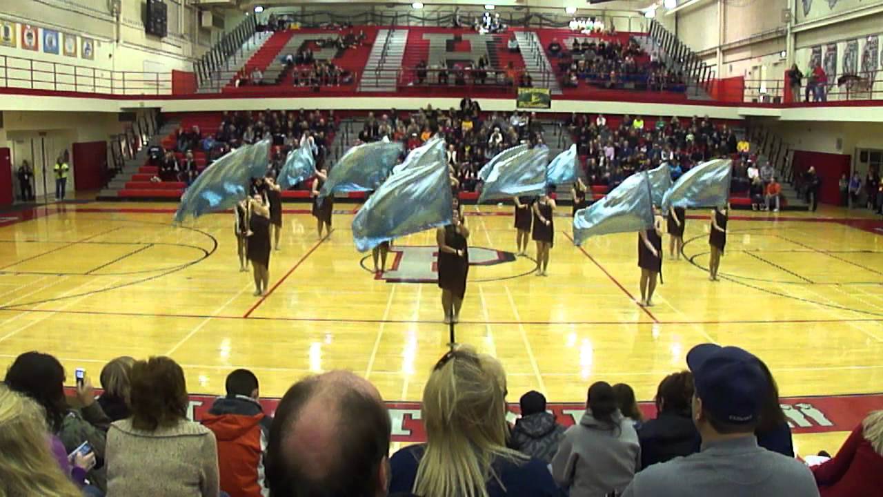 Barrington HS Flags 21Jan12 - YouTube