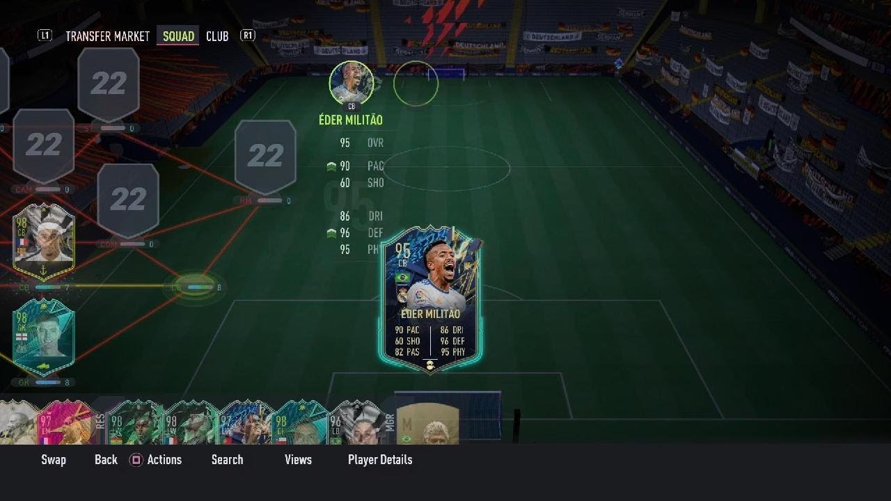 Fifa 22 198 endgame team and clubtour - YouTube