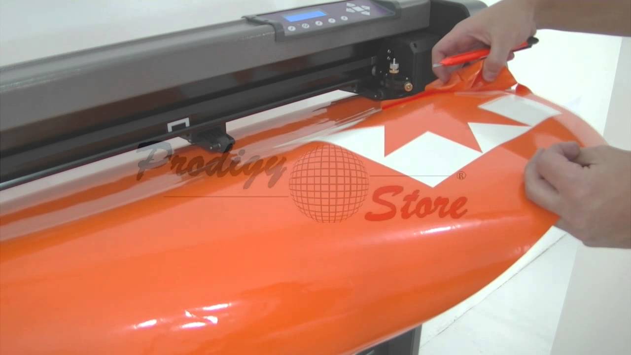 PLOTTER DE CORTE USCUTTER MODELO MH CON STAND - YouTube