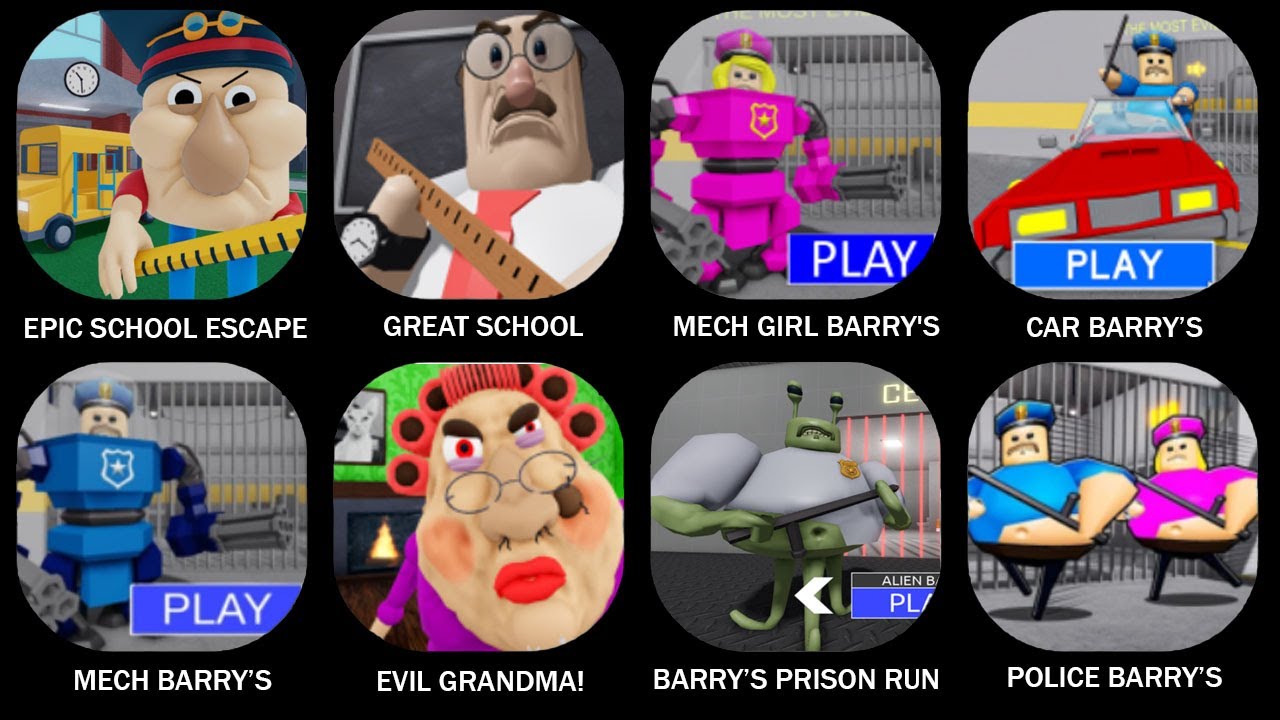 EPIC SCHOOL ESCAPE,GREAT SCHOOL,MECH GIRL BARRY'S,CAR BARRYS,MECH ...