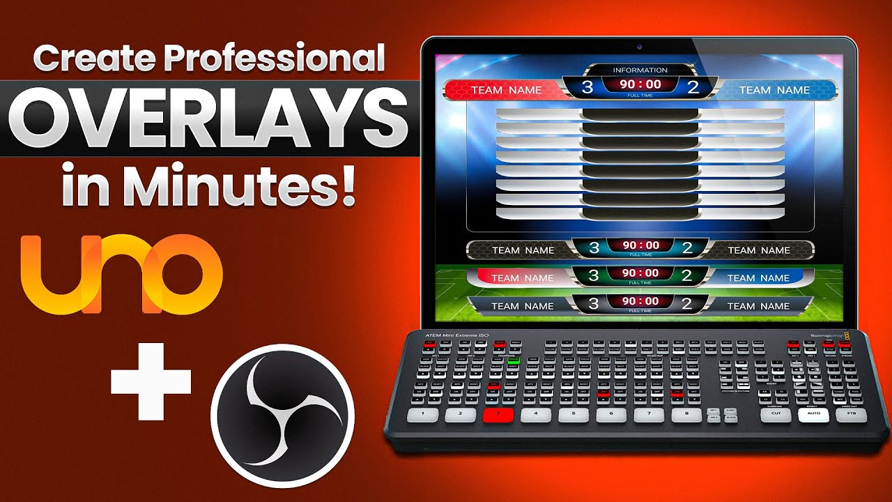 Create Professional Overlay Box in Easily with OBS Studio - Overlays ...