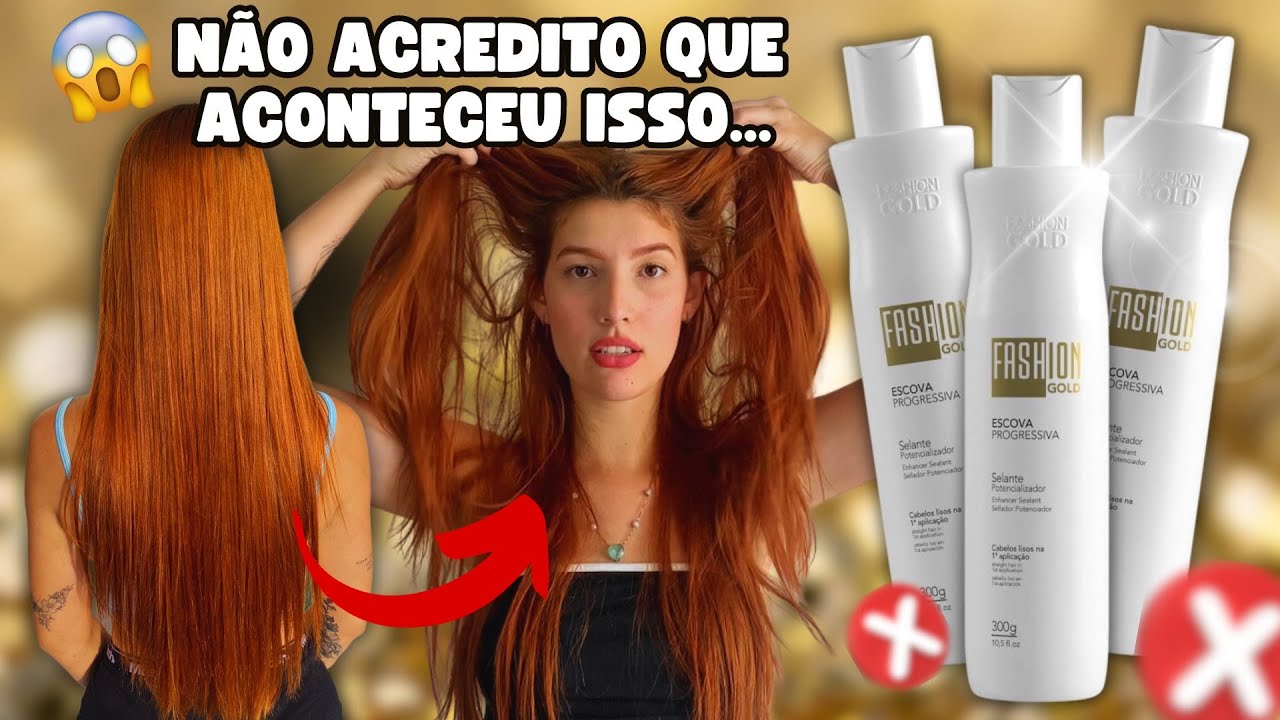 PASSO a PASSO da Progressiva FASHION GOLD: Esse Antes e Depois Vai Te ...
