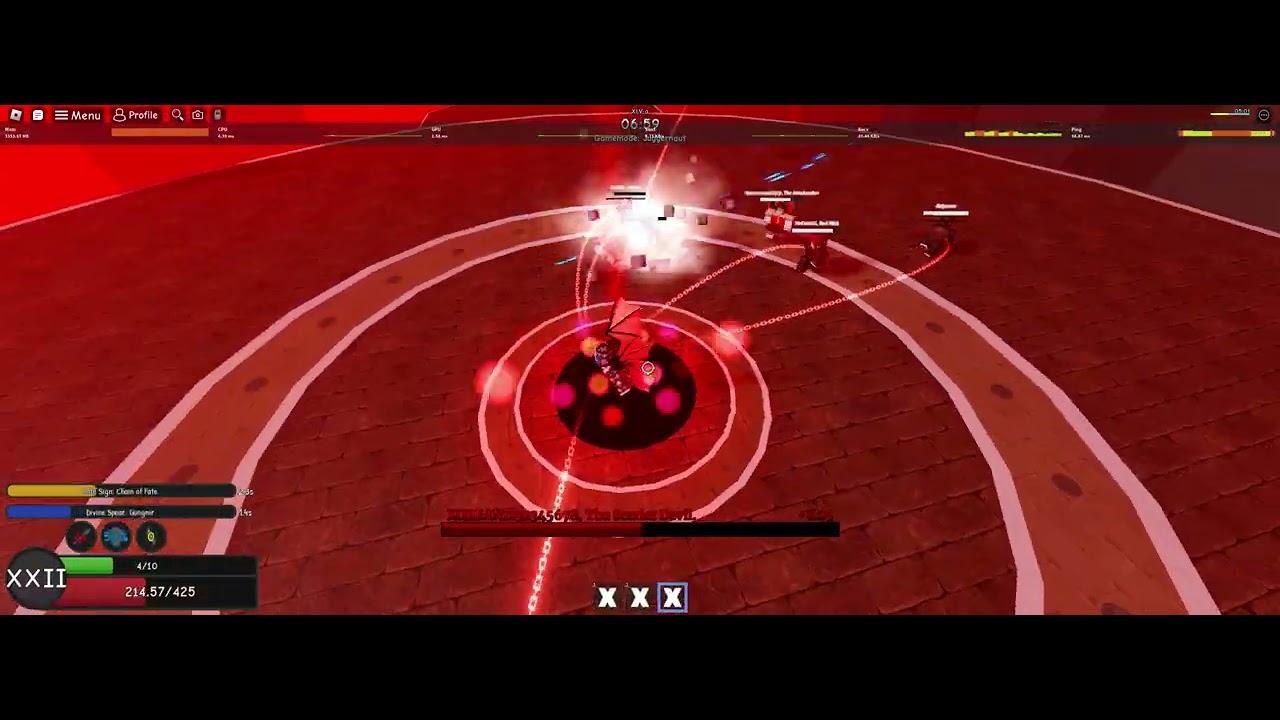 roblox allusions scarlet devil gameplay - YouTube