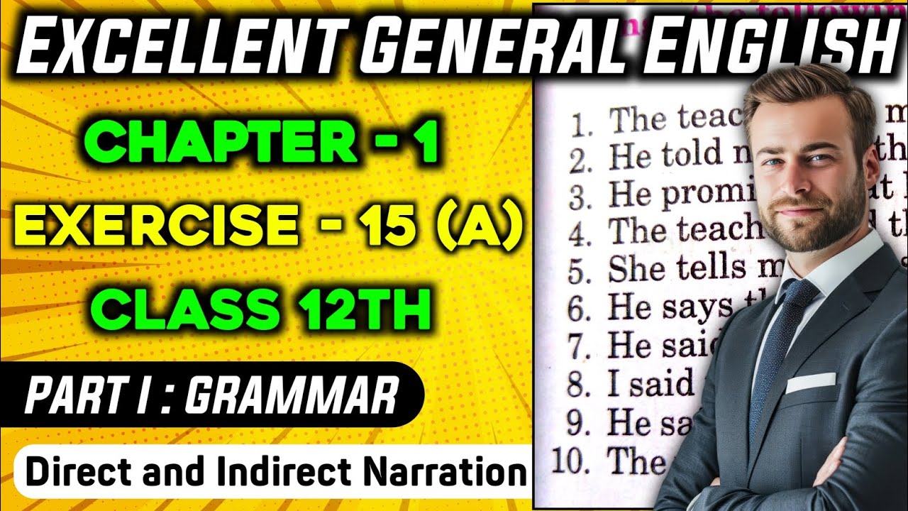 Class 12 Grammar Chapter 1 Exercise 15 (A) Complete Solution ...