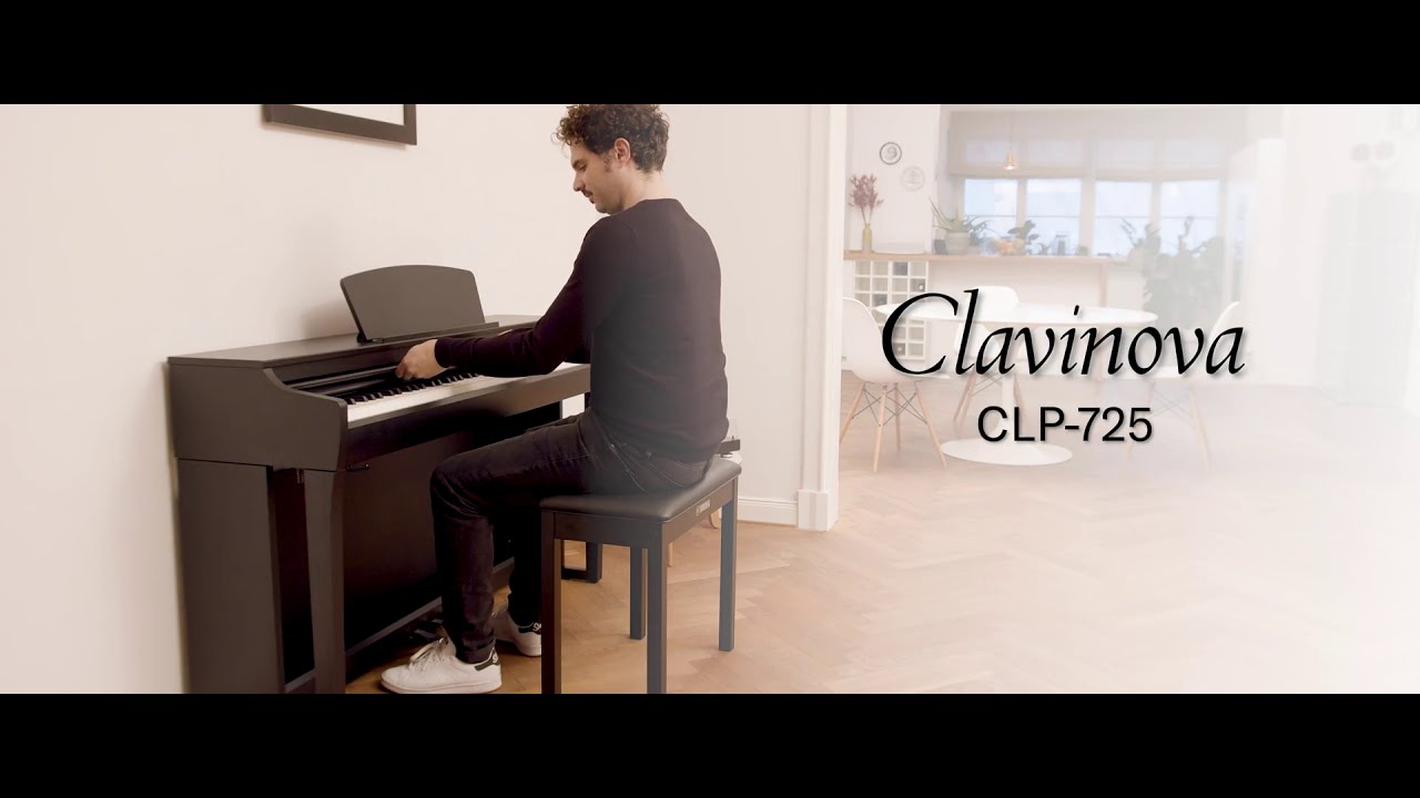 Yamaha Clavinova CLP 725 Digital Piano Demo - YouTube