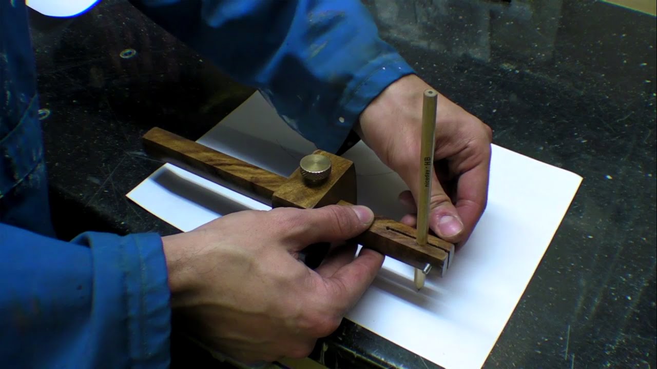 Marking Gauge Beam Compass - Hand Tool Modification - YouTube