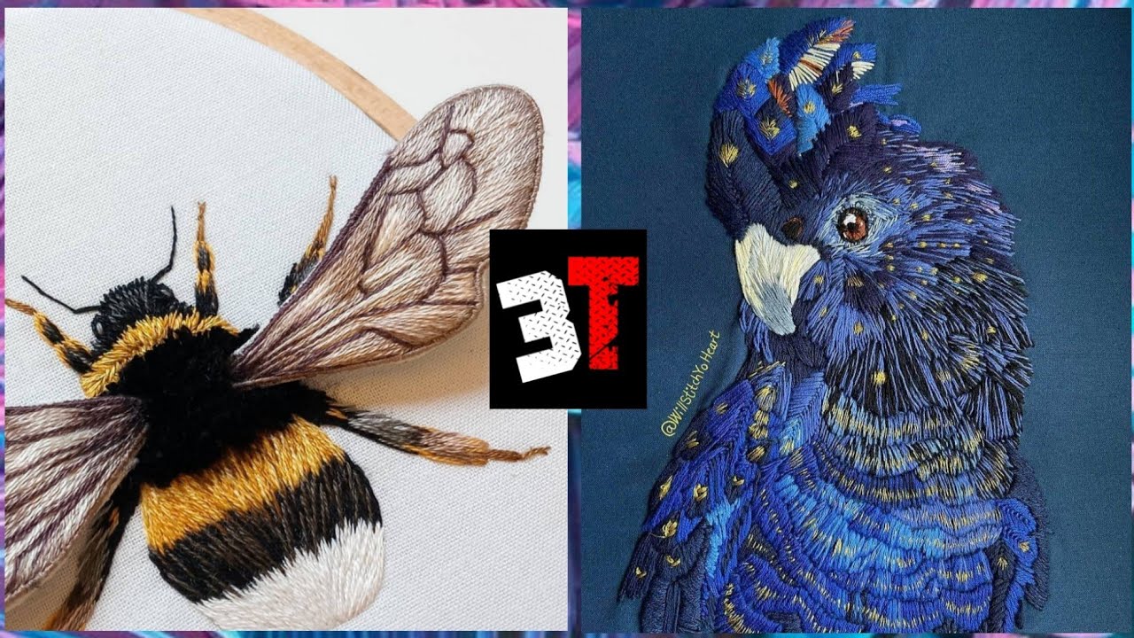 amazing! and incredible embroidery and costume making idea..... - YouTube