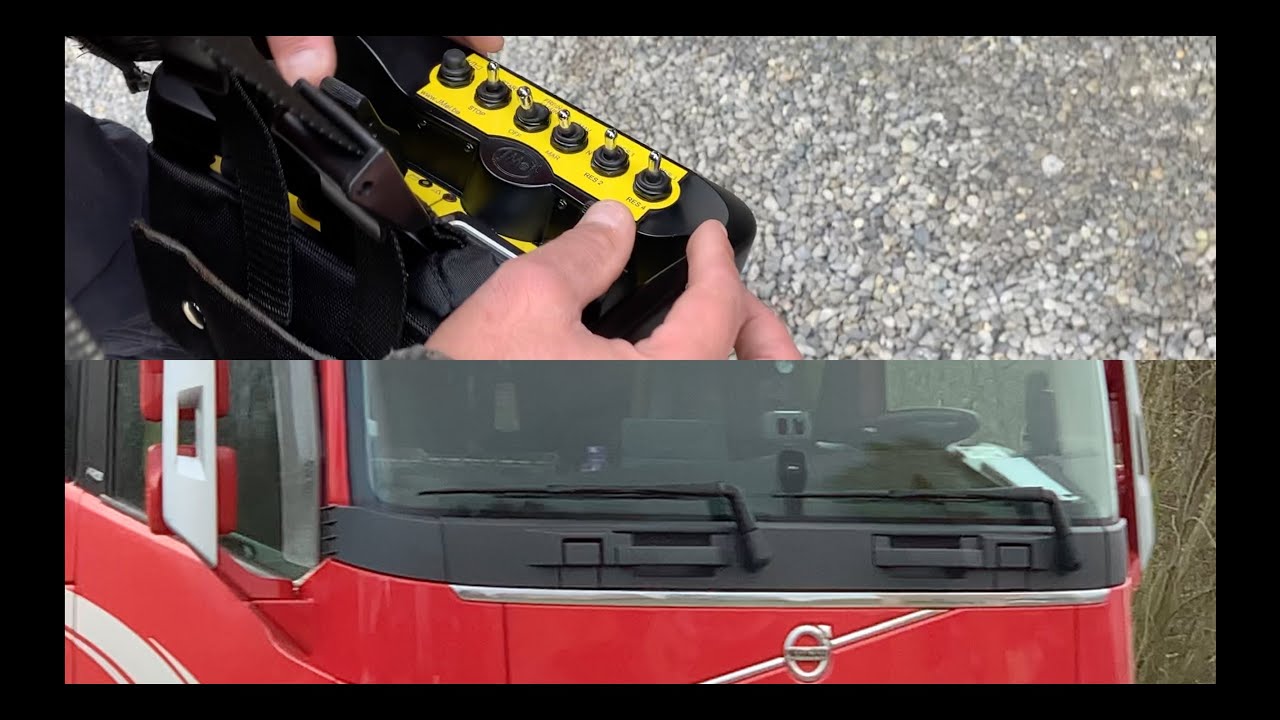 REMOTE CONTROL FOR DRIVING VOLVO EXSTER BB-CAN - YouTube