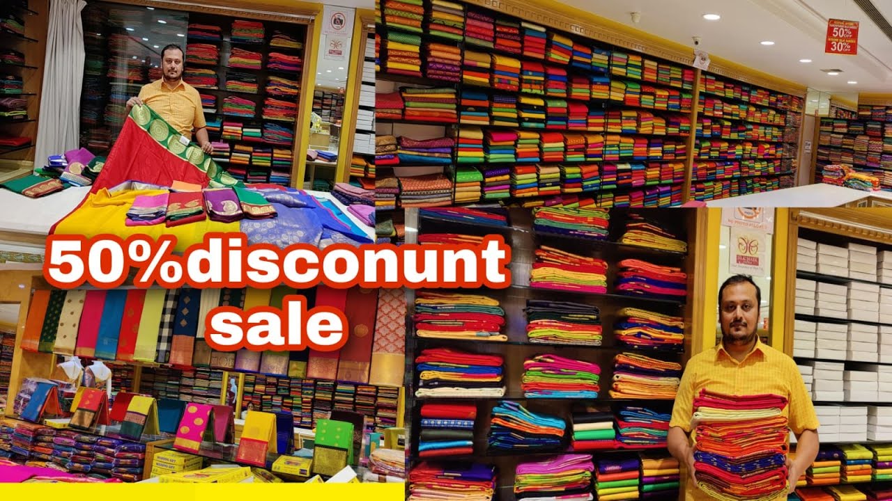 Bangalore malleshwaram wholesale silk saree shop | 50% discount sale ...