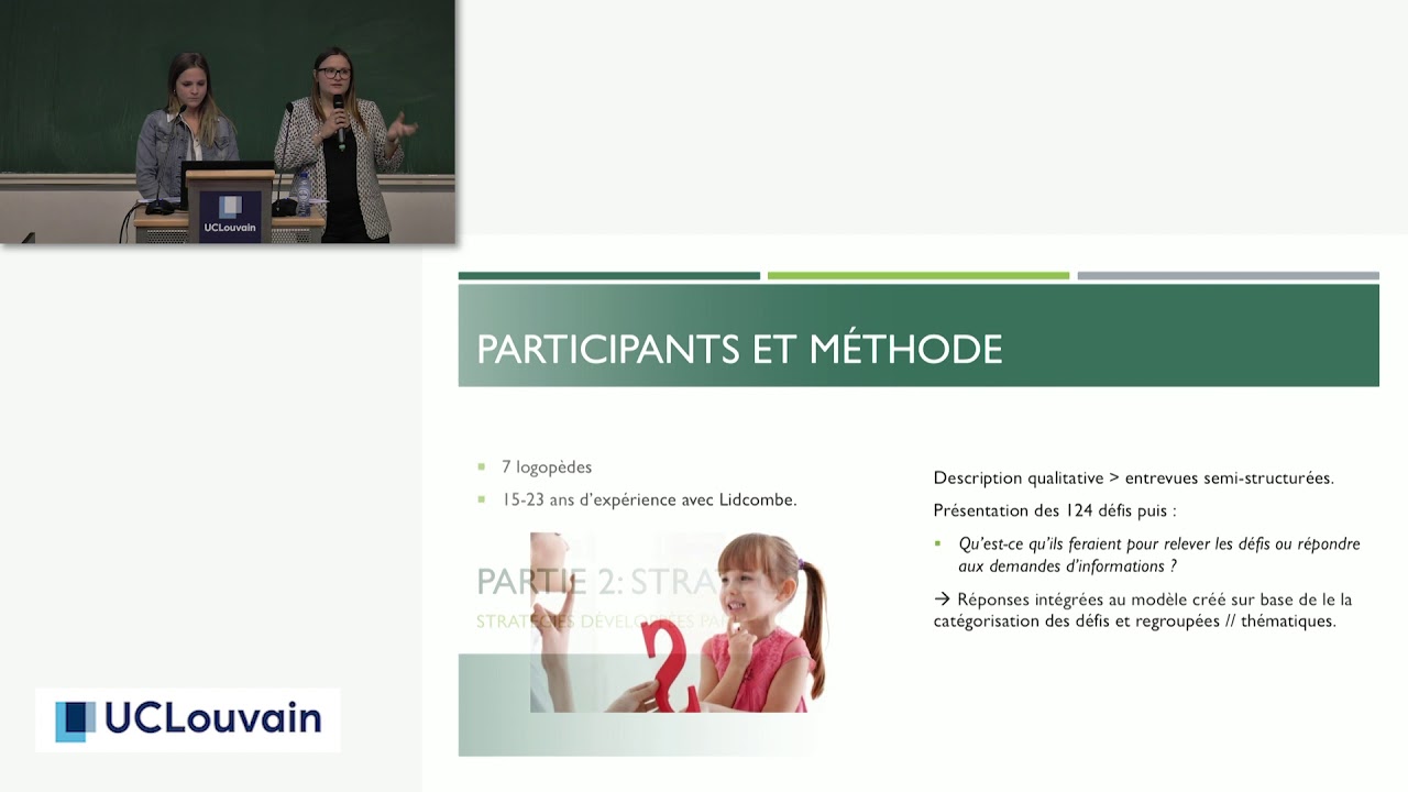 Les challenges et stratégies des logopèdes utilisant le programme Lidcombe - YouTube