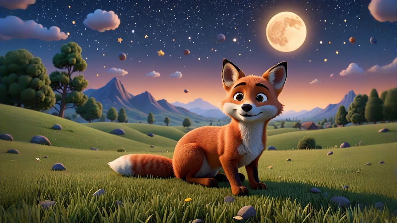 The Fox Who Forgot to Sleep 🦊🌙 | Funny Nursery Rhymes Songs for Kids ...