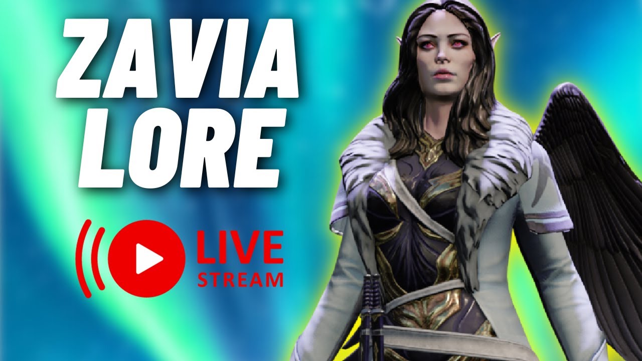 LIVE: Zavia [LORE] - RAID Shadow Legends - YouTube
