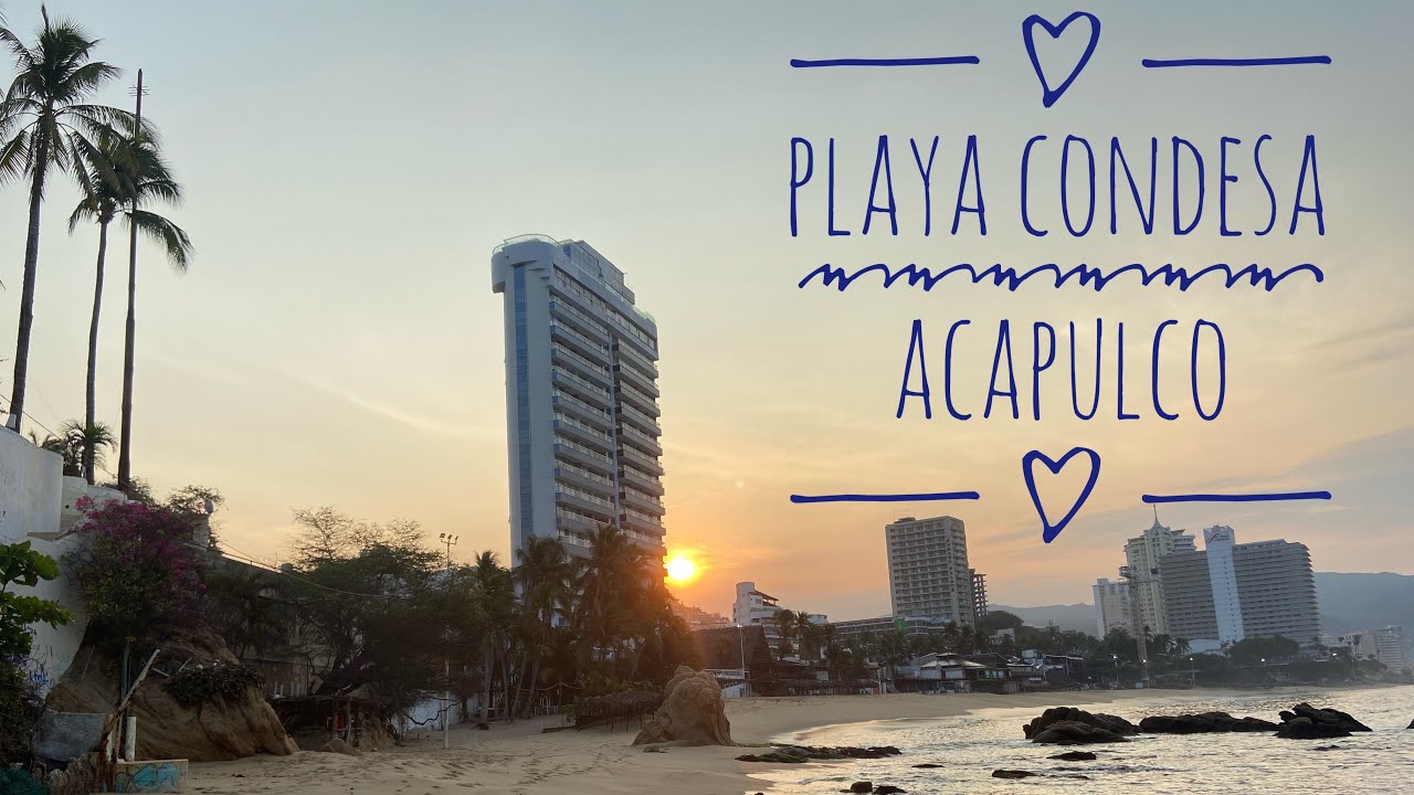 Playa Condesa Acapulco - YouTube