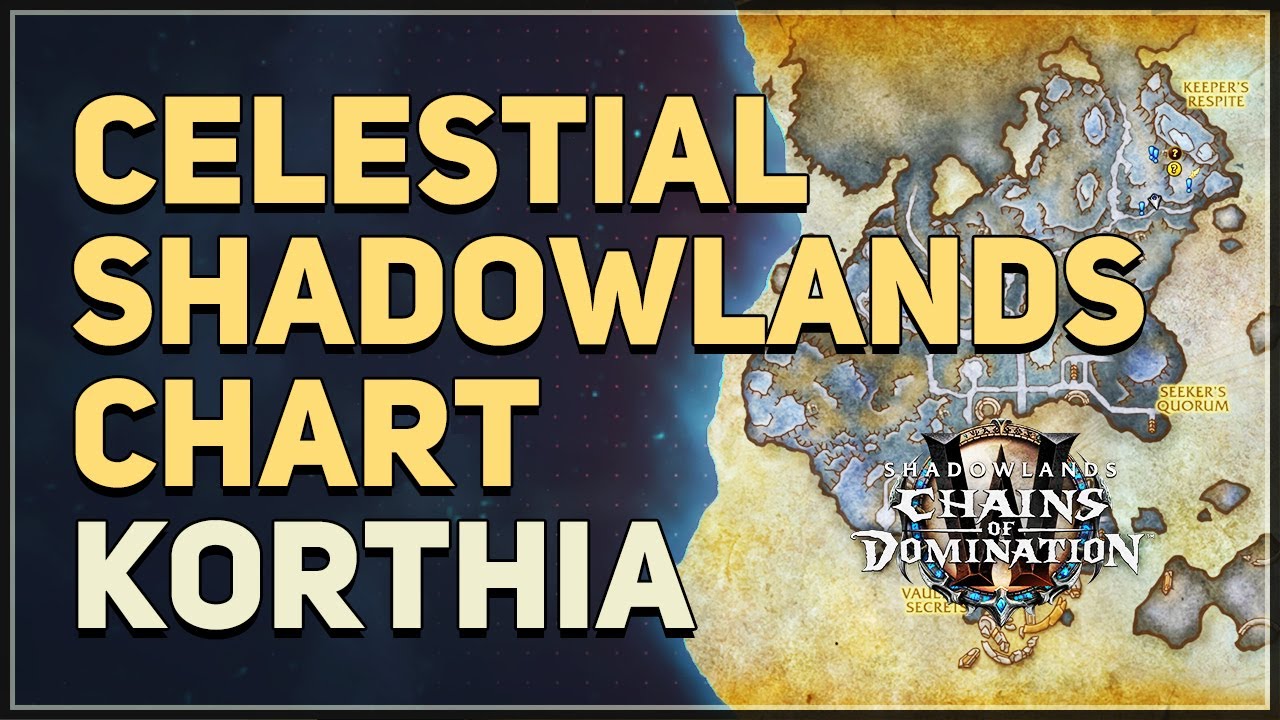 Celestial Shadowlands Chart WoW Quest - YouTube