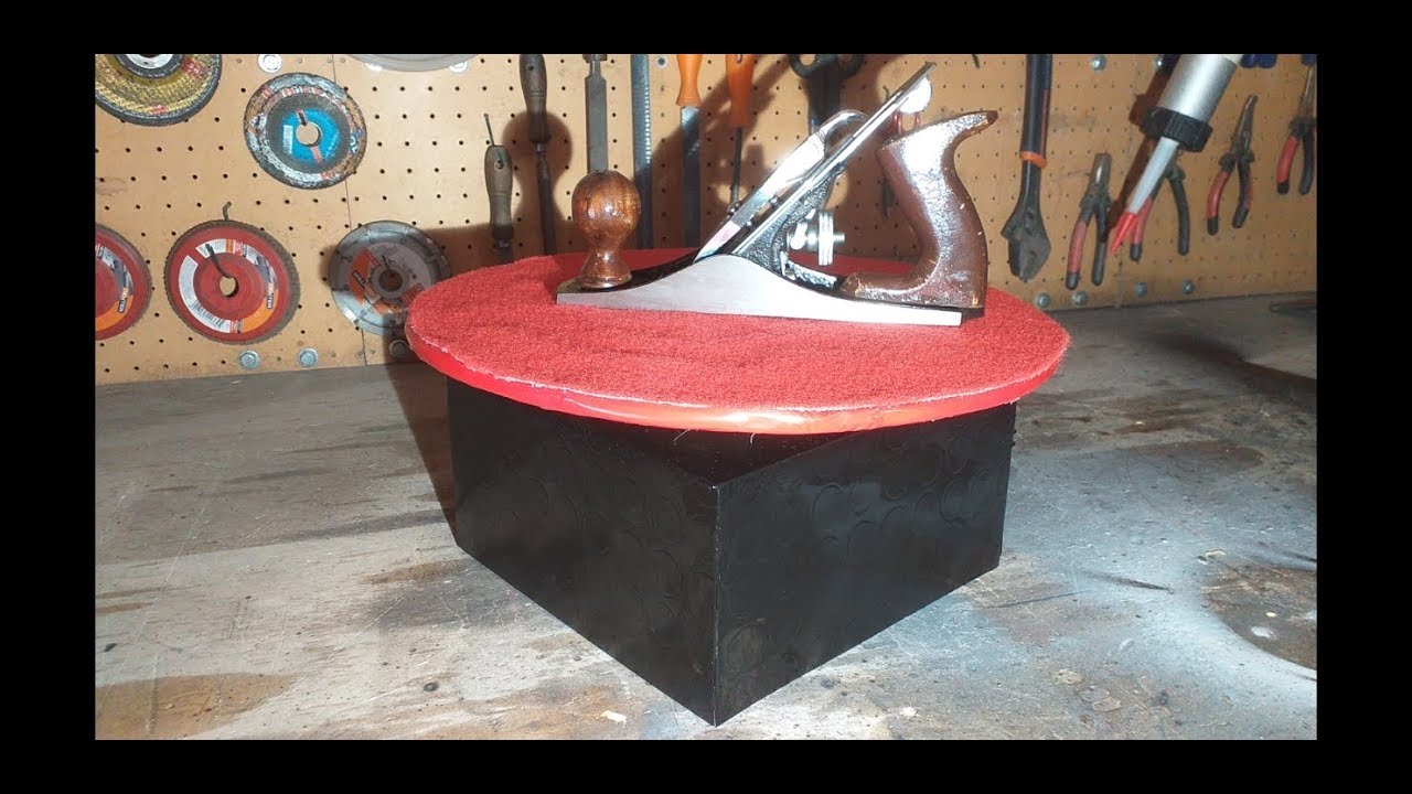 DIY motorized rotary table. Tavola rotante motorizzata fai da te. - YouTube