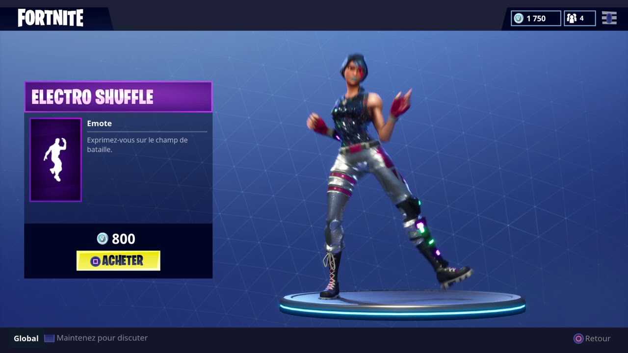 dance ELECTRO SHUFFLE Fortnite - YouTube