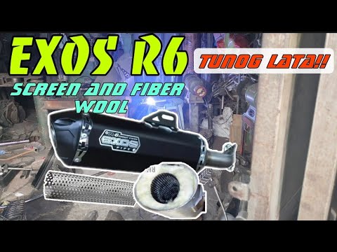 Exos R6 tunog lata| Silent Killer | Screen and Fiber wool replacement ...