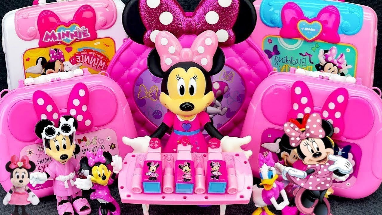10:12 Minutes Unboxing Disney Minnie Mouse Makeup Set | Review Toys ...