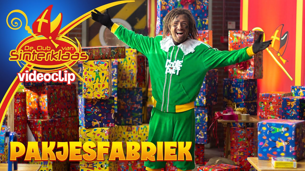 PAKJESFABRIEK - COOLE PIET (2020) • VIDEOCLIP SINTERKLAASLIEDJE • De ...
