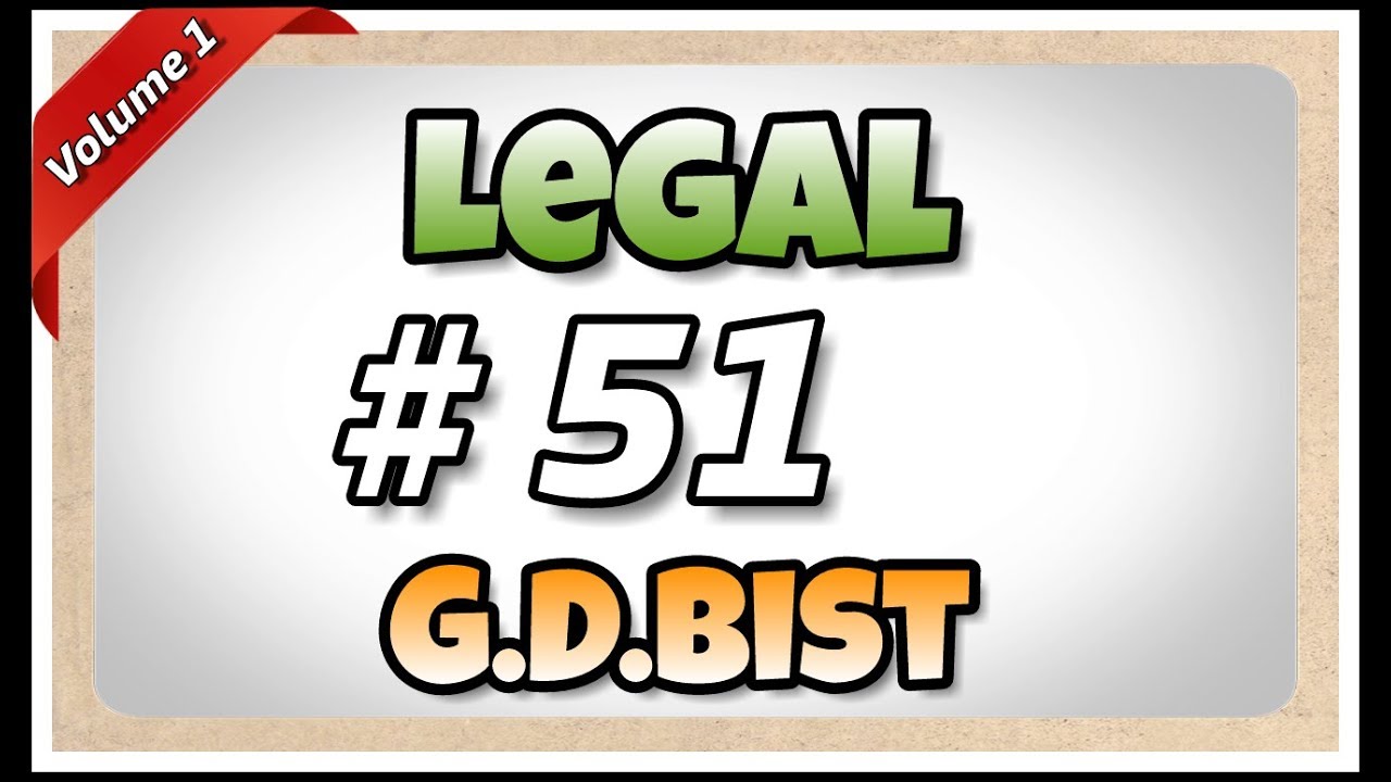 # 51 | 115 wpm | Legal | G.D.Bist | Volume 1 - YouTube
