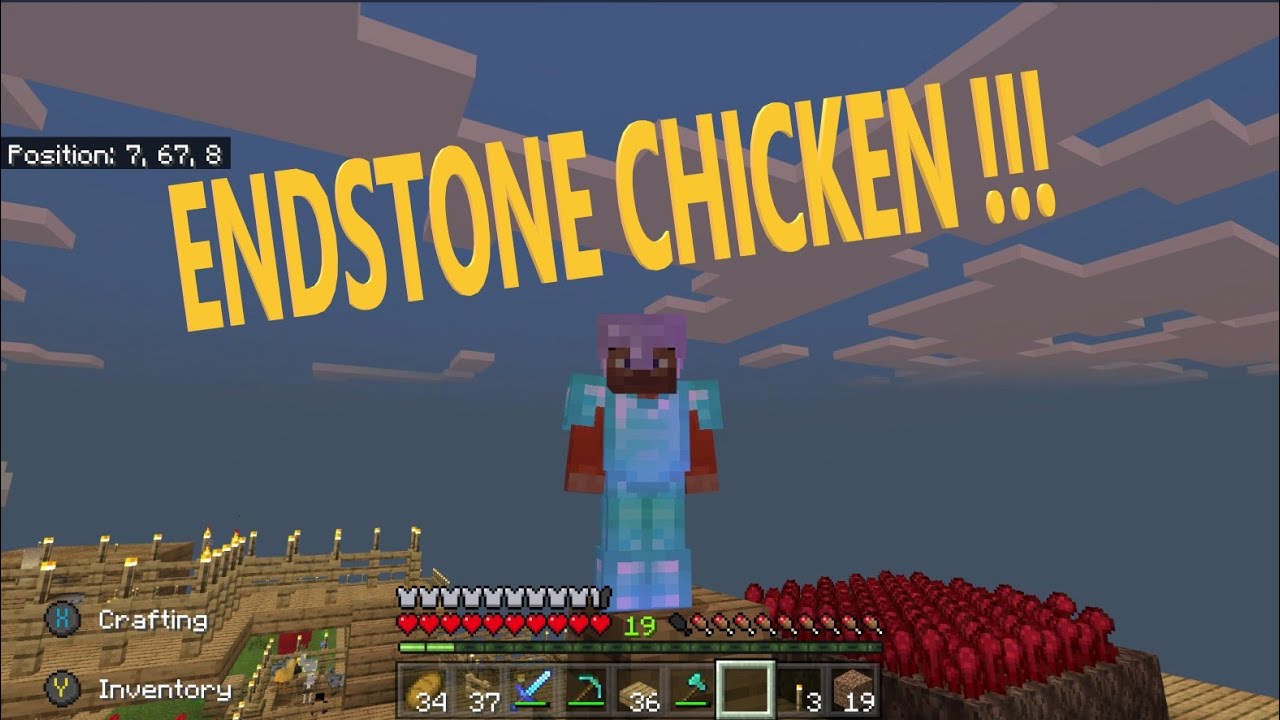 Minecraft Chicken Block - Endstone Chicken - YouTube